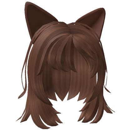 Brown Cat Ears Hairstyle Roblox Item Rolimons