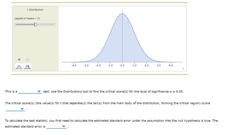 Solved 6 A Two Tailed Hypothesis Test For A