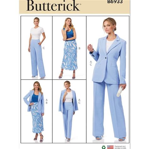Womens Suit Jacket Patterns Etsy