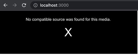 No Compatible Source Was Found For This Media · Issue 50 · Bootsie123f1 Web Viewer · Github