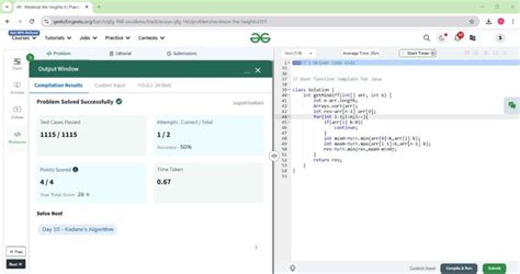 Sindhu V On Linkedin Gfg160 Problemsolvingjourney Dsa Learntocode Learndsa 160daysofcode