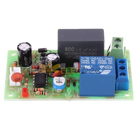 Elecbee JK V AC Time Delay Relay Control Module With Trigger Delay Min Adjustable NE A