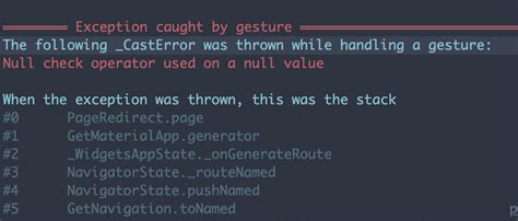 Getx Null Check Operator Used On A Null Value