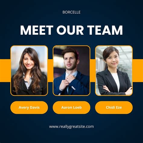 Free And Customizable Team Templates