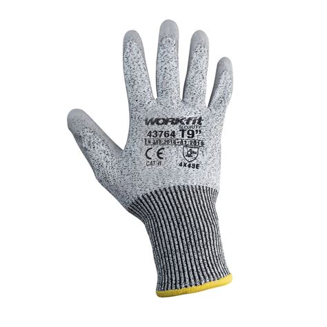 Guante Anticorte Poliuretano Nylon Workfit Talla 10 Leroy Merlin