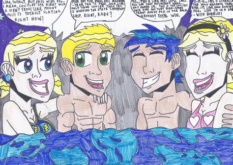 Stereotypical Character Or Oc Coupless Spa Night By