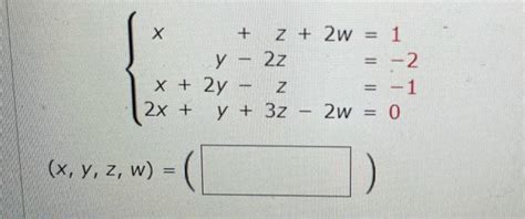 Solved Find The Complete Solution Of The Linear System Or Chegg