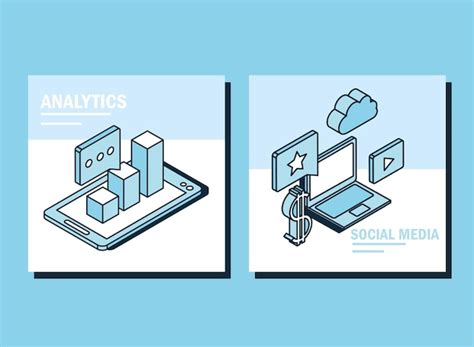 Premium Vector Social Media Analytics