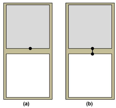 An Osm Node Black Circle Representing A Door Between To Rooms A