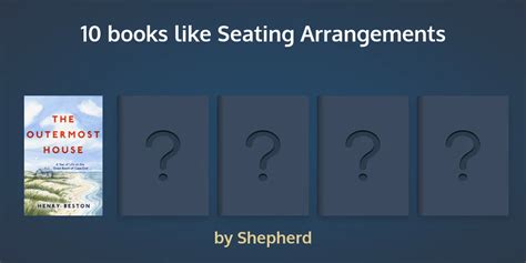 Love Seating Arrangements Readers Pick 100 Books Like Seating
