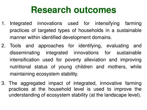 Sustainable Intensification Of Cereal Livestock Based Farming Systems