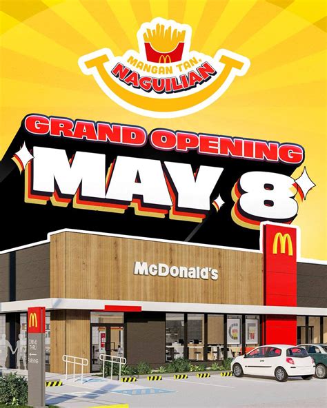 Mcdonalds The Wait Is Finally Over Mcdonalds Naguilian Is Opening