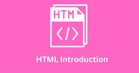 Best Learn Html Introduction 2025