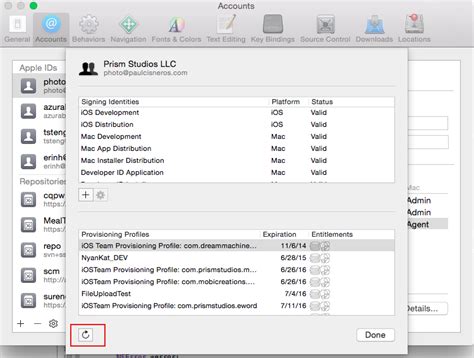 Ios Xcode Does Not Display The List Of Provisioning Profiles Stack