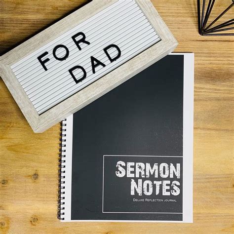 Sermon Notes Deluxe Reflecton Journal Sermon Notes Sermon Bible
