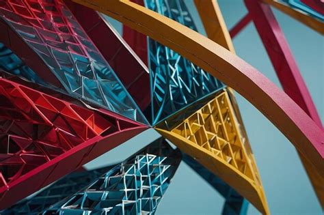 NonEuclidean Geometry Premium AI Generated Image