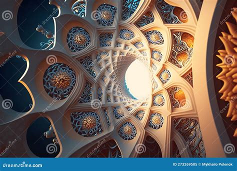 Fractal Volumetric Abstraction Background Neural Network Ai Generated