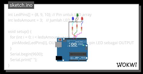 Led3 Wokwi Esp32 Stm32 Arduino Simulator