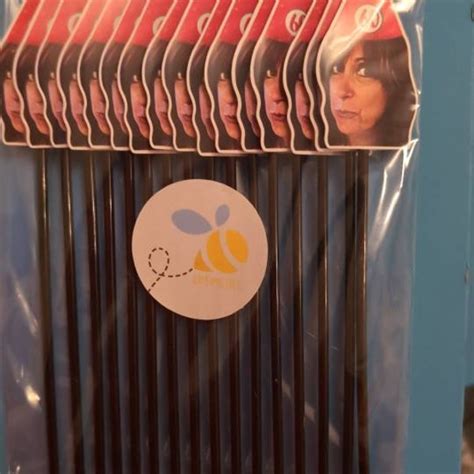 Personalized Face Cocktail Stirrers Funny Birthday Decor 30th 40th