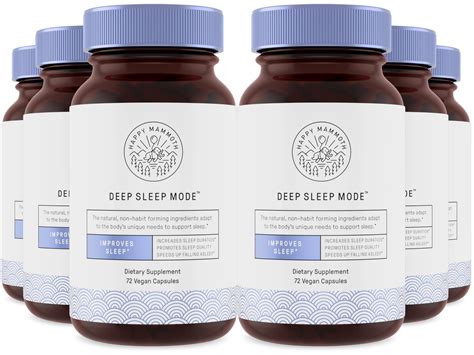 Deep Sleep Mode™ Fall Asleep Faster Wake Up Refreshed Happy Mammoth
