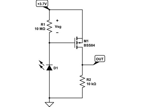 Mosfet Low Power Light Sensor For Power Latch Circuit Electrical