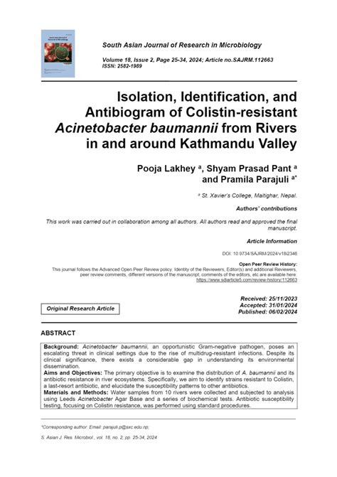 Pdf Isolation Identification And Antibiogram Of Colistin Resistant