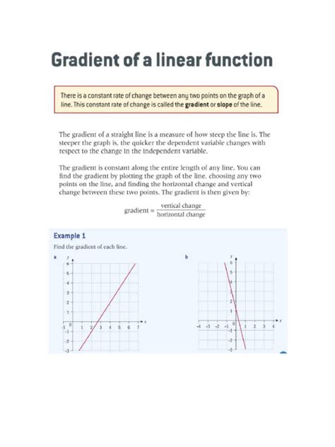 Linear Functions Theory Pdf