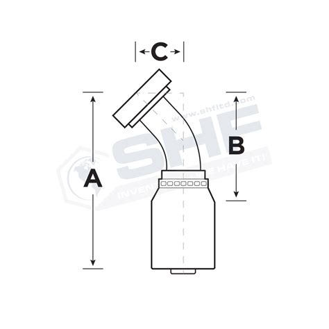 Code 62 Flange 45° Shf Inc