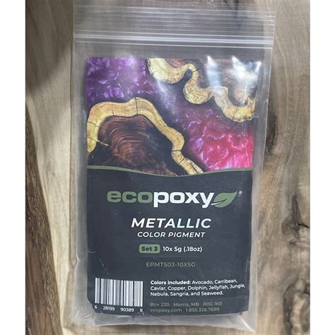 Ecopoxy Metallic Color Pigment Samples Professional Grinding Inc