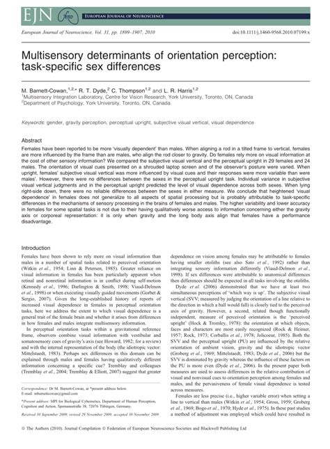 pdf multisensory determinants of orientation perception task