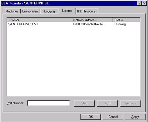 configuring the bea tuxedo system for windows nt