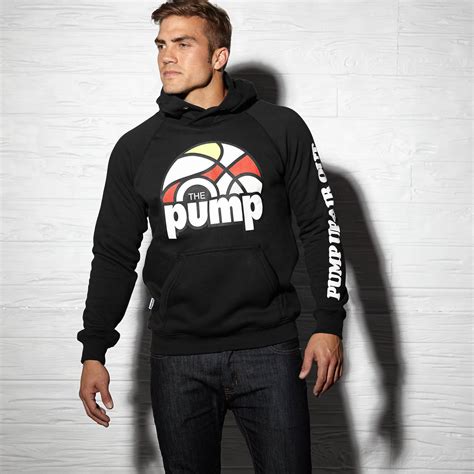 Reebok Classic Sudadera Pump Up Air Out Graphic Negro