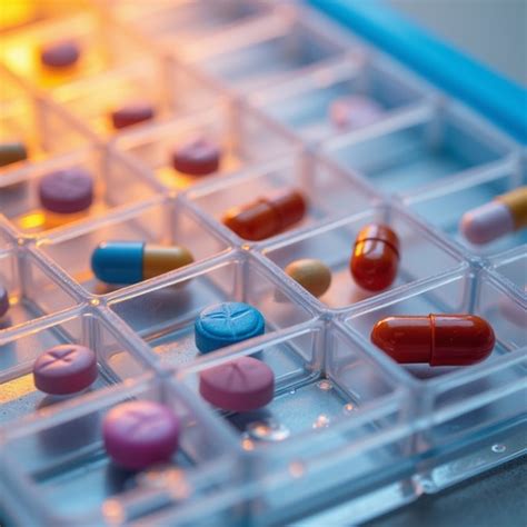 Free Illuminated Medication Grid Image Download At Stockcake