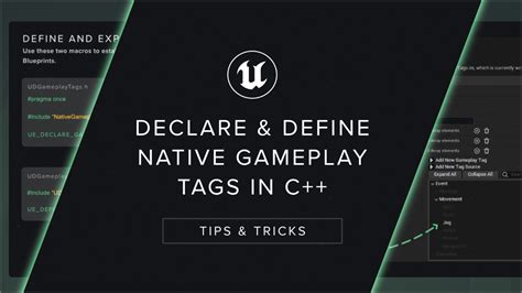 Tip Three New Macros Are Available That Simplify The Declaring And Defining Of Gameplay Tags