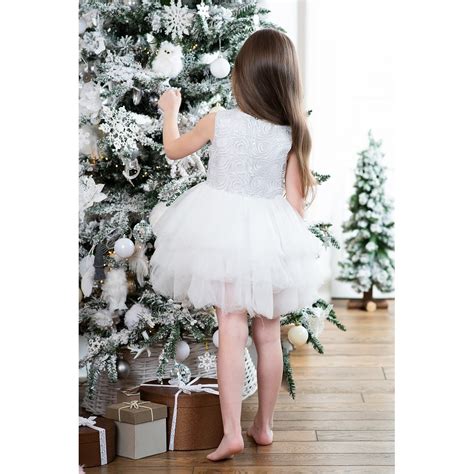 Нарядное платье Снежинка для девочки купить на Babymodik.com
