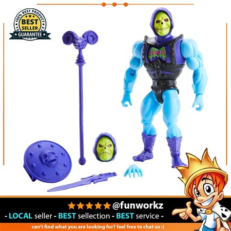 Masters Of The Universe Origins Deluxe Skeletor Action Figure 5 5 In Battle Character For