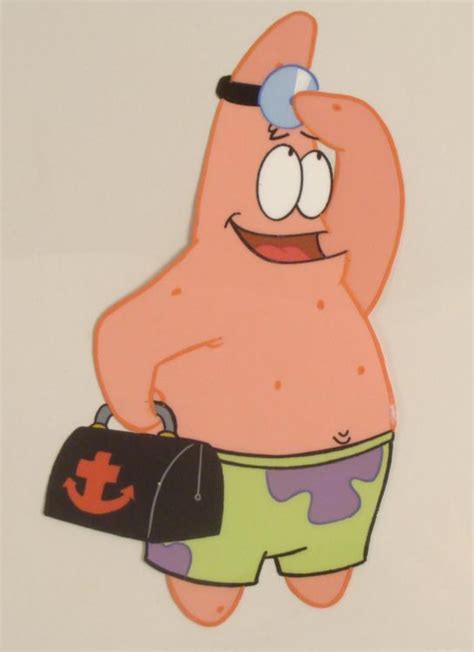 Original Doctor Patrick Animation Art Cel Spongebob
