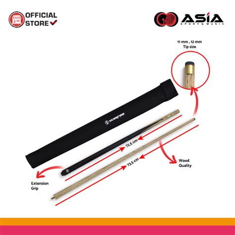 Jual Stick Billiard Graphite Scorpion Biliard Stik Biliyard X4