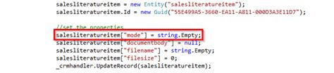 How To Resolve Error Loading Control On Sales Literature Attachment After Removing The File