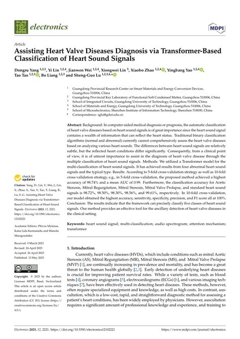 pdf assisting heart valve diseases diagnosis via transformer based
