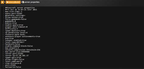 Serverproperties Nitrado