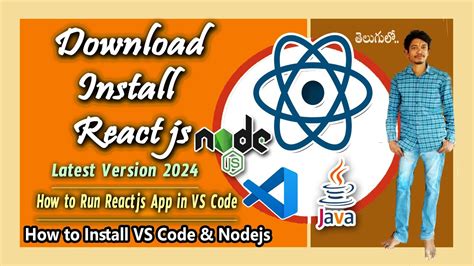 How To Download And Install React Js Setup For Vs Code L React Js And Nodejs In Vs Code Youtube