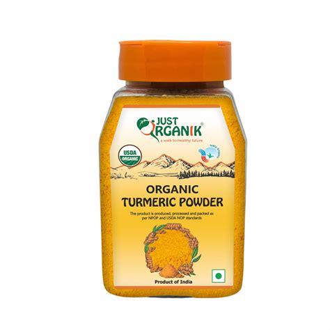 Just Organik Organic Turmeric Powder 7 Oz