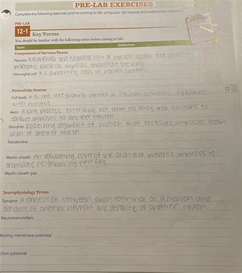 Solved Pre Lab Exercises Complete The Following Exercises