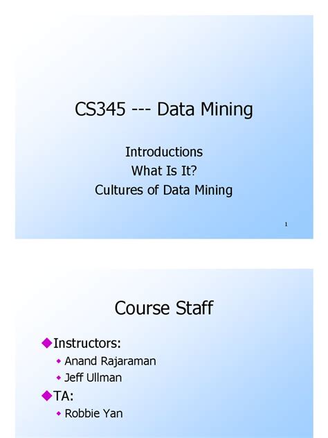 Introduction Data Mining Pdf Extrasensory Perception Data Mining