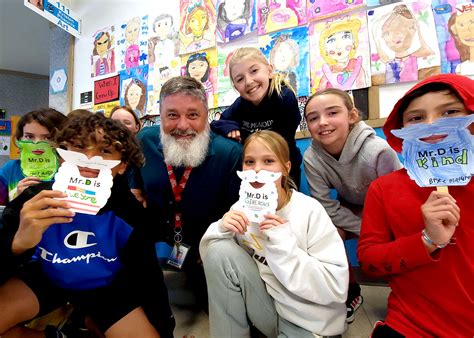 Gray Elementary Celebrates Mr Ds Teacher Of The Year Win With