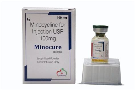 Minocure Minocycline 100mg Injection At ₹ 3566 Box In New Delhi Id 2851070558797