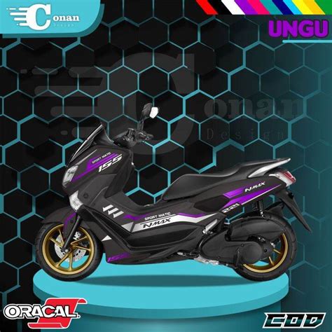 Aksesoris Motor Nmax Stiker Motor Nmax Striping Nmax 2019 Cp3