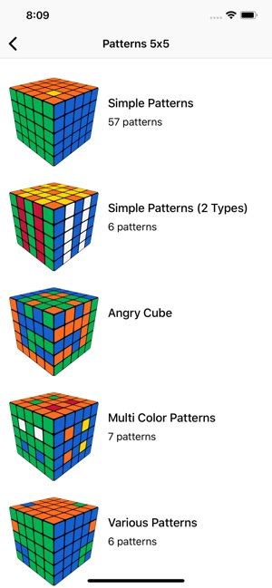 Rubiks Cube Patterns