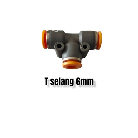 Jual Fitting Nepel Angin Model T 6mm Shopee Indonesia
